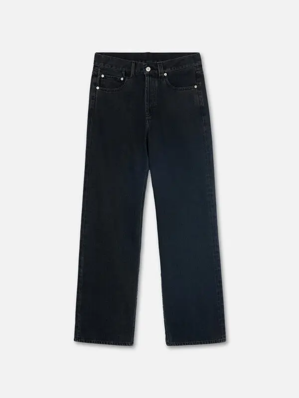 Jacquemus Straight-leg Denim Pants - Black