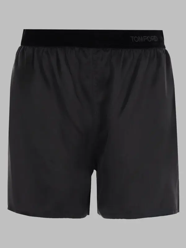TOM FORD Stretch Boxer Shorts With Elastic Logo Waistband