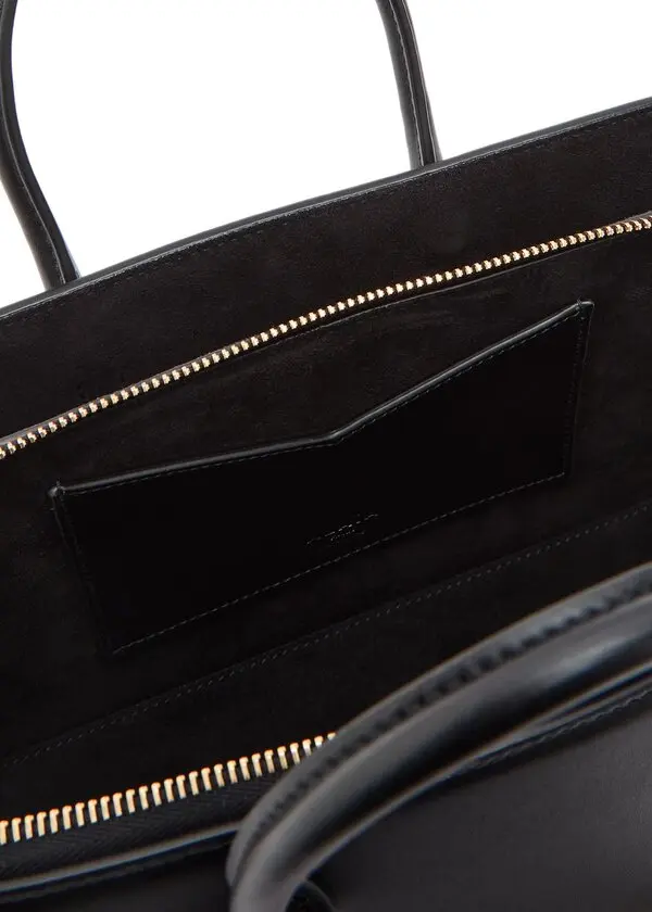 Alaïa Delta Small Leather Top Handle Bag