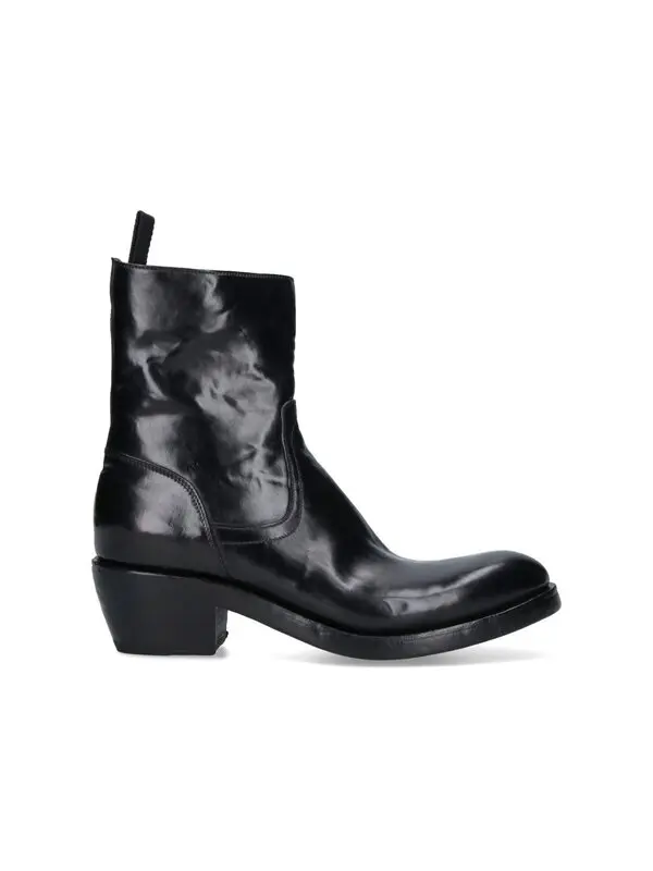 Premiata Leather Ankle Boots