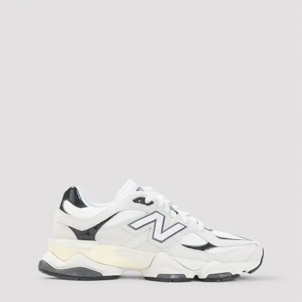 NEW BALANCE 9060 Suede Lace-up Sneakers - White