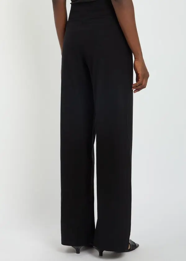 Eileen Fisher Wide-leg Stretch-woven Trousers