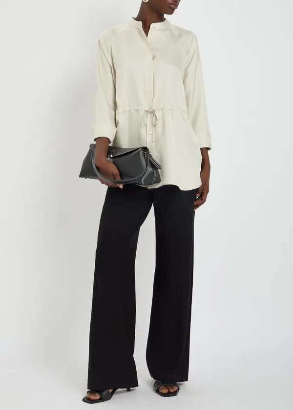 Eileen Fisher Wide-leg Stretch-woven Trousers