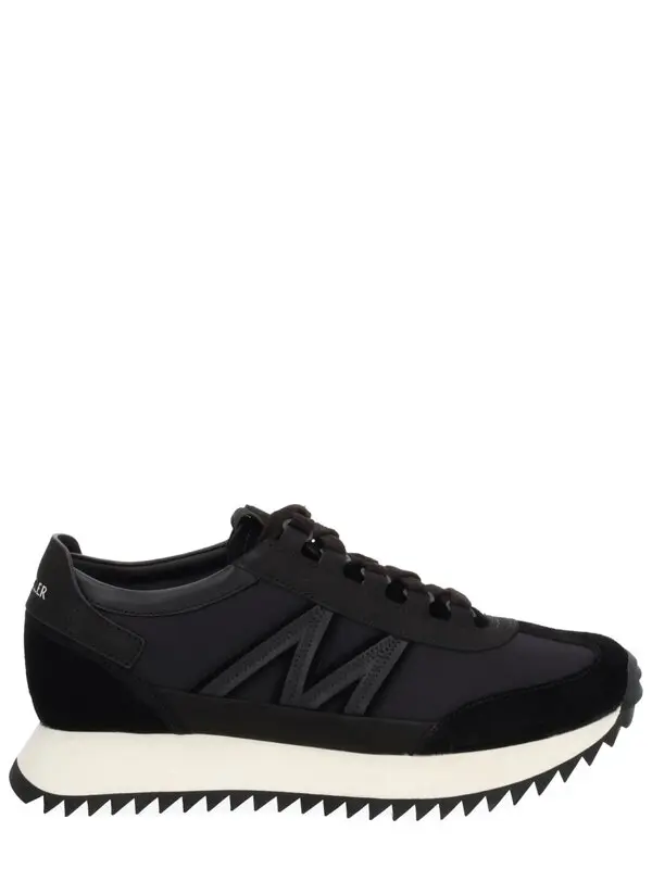 Moncler Leather Sneakers - Black