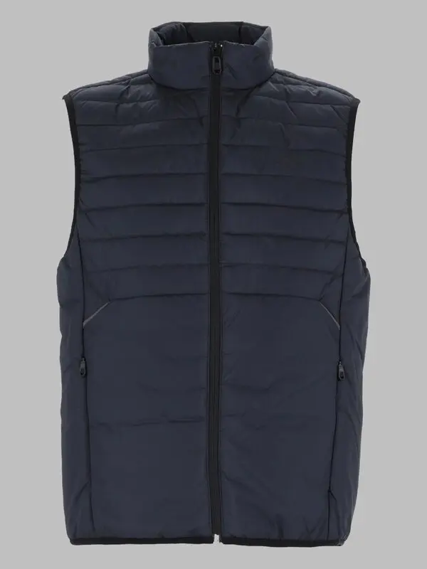 BOSS Quilted Puffer Vest With Stand Collar
