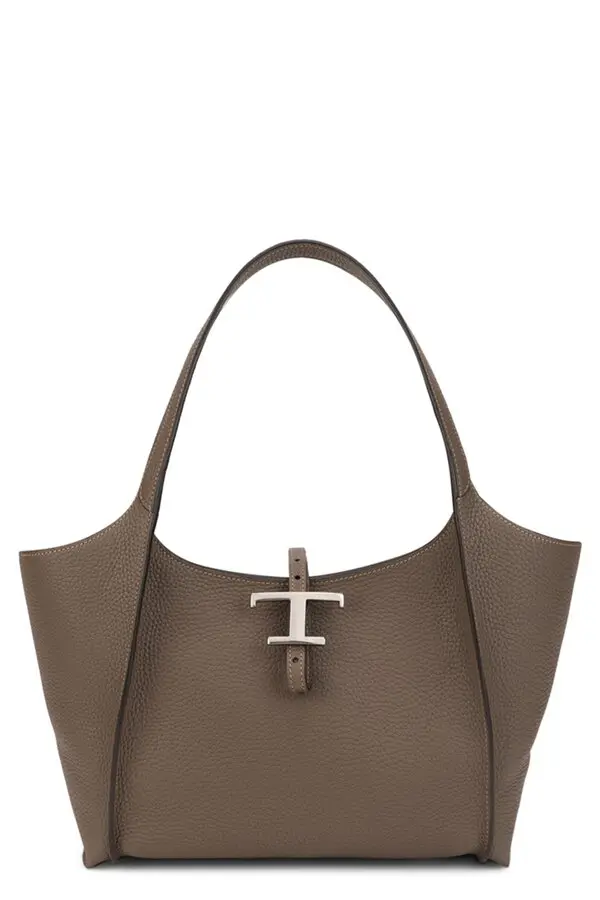 TOD`S Tod's T Timeless Leather Shopping Handbag
