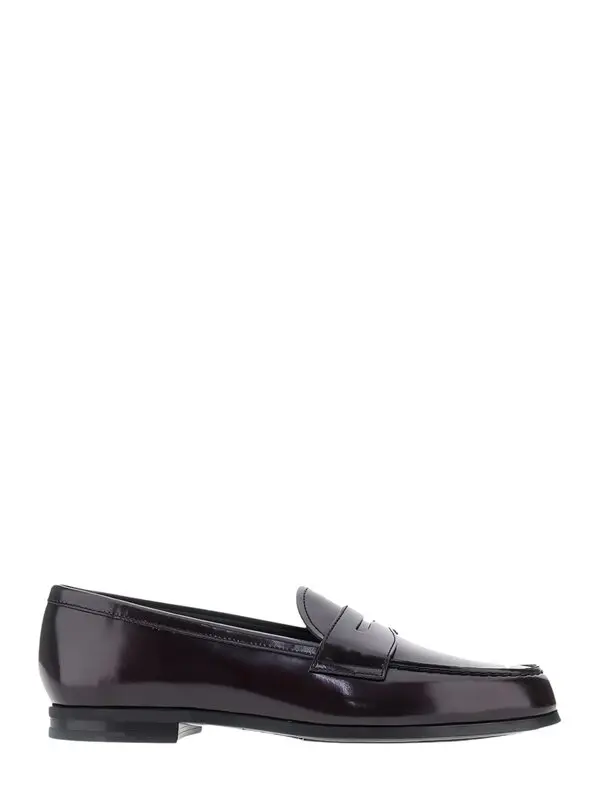 CHURCH`S Church's Calfskin Flat Loafers - Bordeaux
