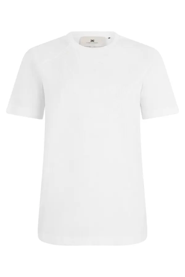 Elisabetta Franchi Printed Cotton T-shirt