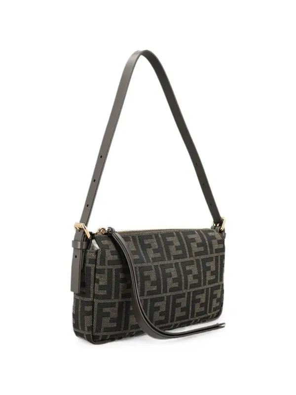 Fendi Ff Jacquard Small Shoulder Bag