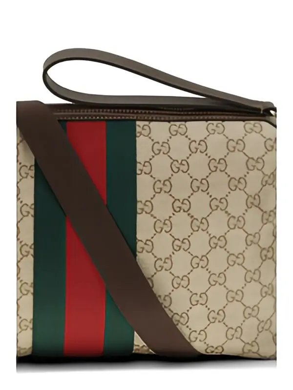 Gucci Gg Web Shoulder Bag