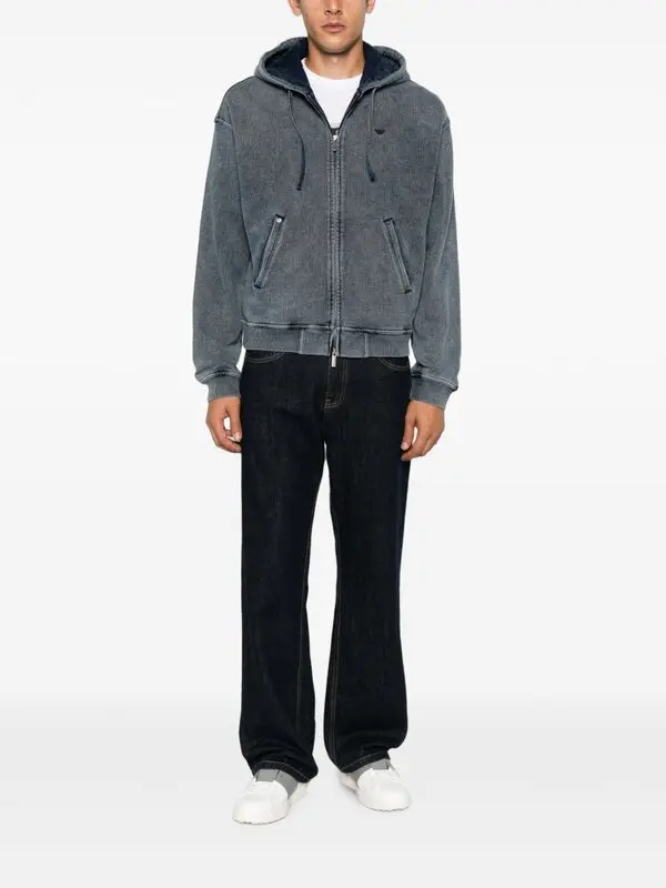 Emporio Armani Logo Cotton Hoodie