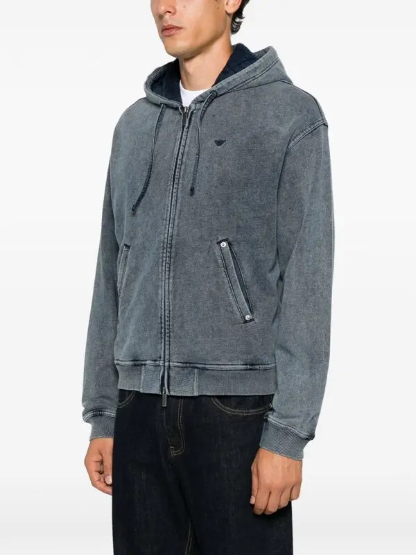 Emporio Armani Logo Cotton Hoodie