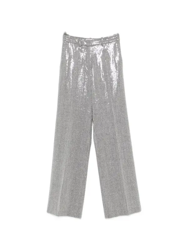 Ermanno Scervino Sequined Houndstooth Trousers