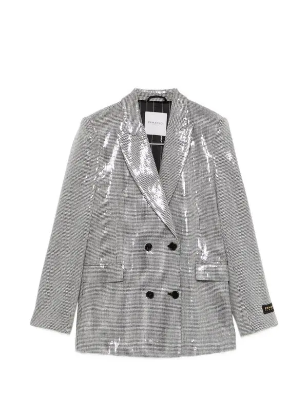 Ermanno Scervino Sequined Double-breasted Jacket
