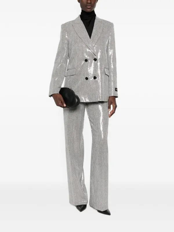 Ermanno Scervino Sequined Double-breasted Jacket