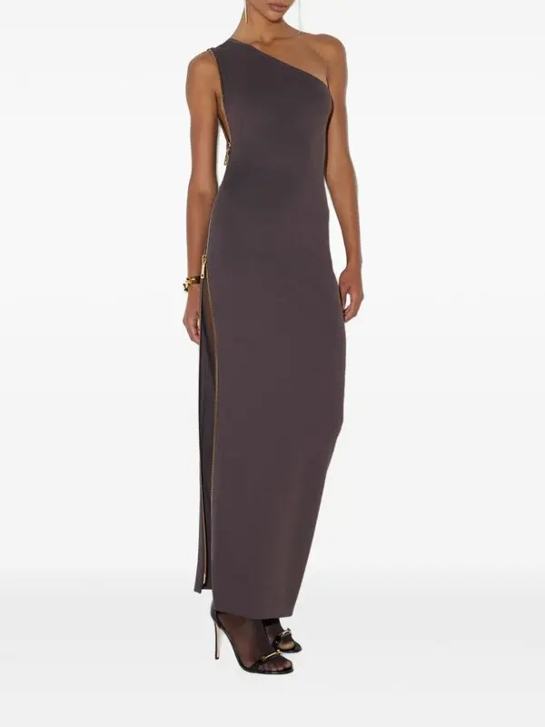 Elisabetta Franchi One-shoulder Long Dress