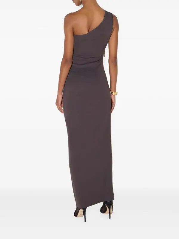 Elisabetta Franchi One-shoulder Long Dress
