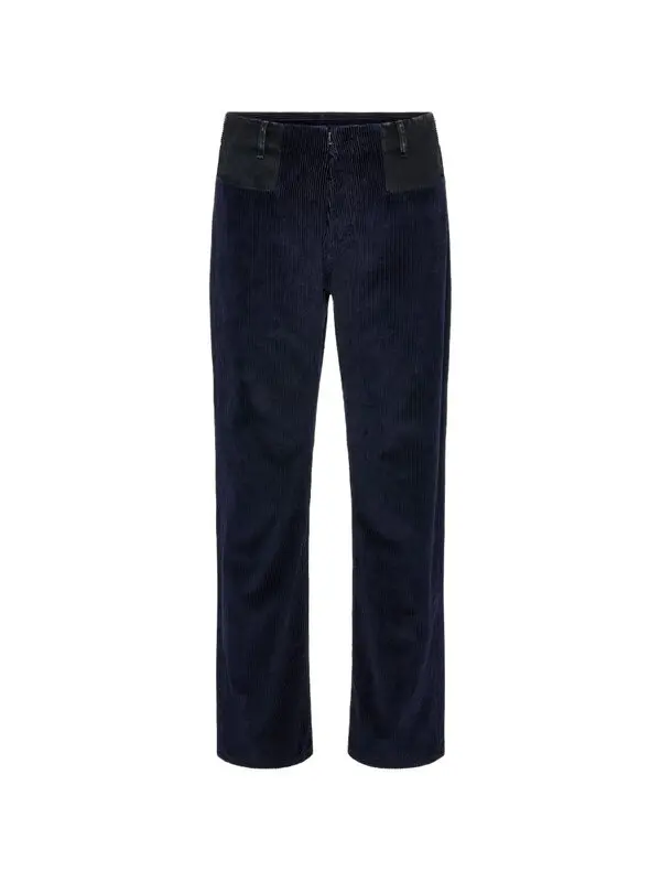 MAISON MARGIELA Straight Leg Corduroy Jeans With Contrast Waistband