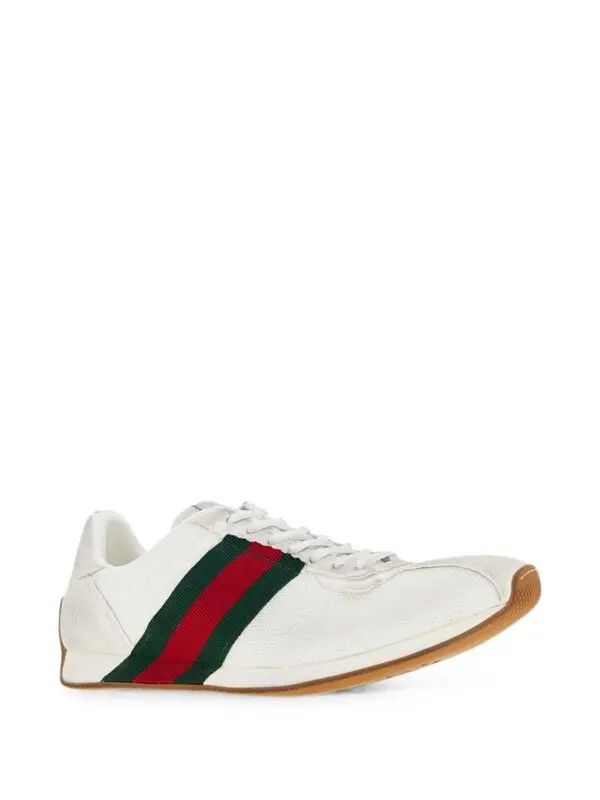 Gucci Tempo Sneakers With Grosgrain Trim