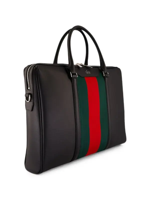 Gucci Mega Web Trademark Briefcase
