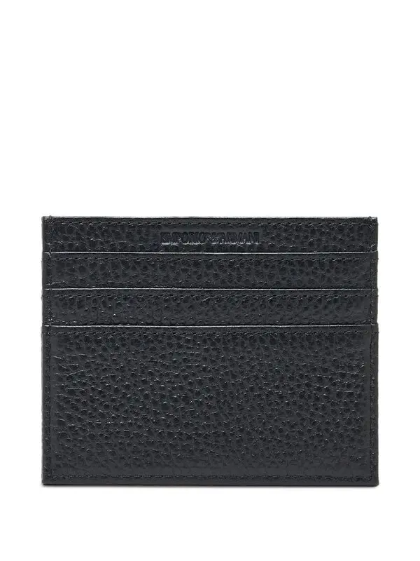 Emporio Armani Leather Card Case And Belt Set