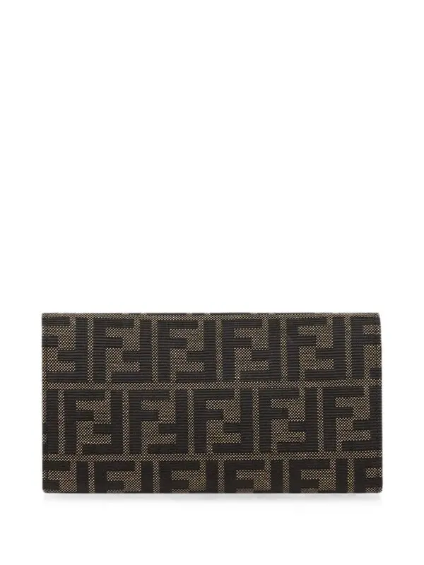 Fendi Ff Jacquard Wallet On Chain