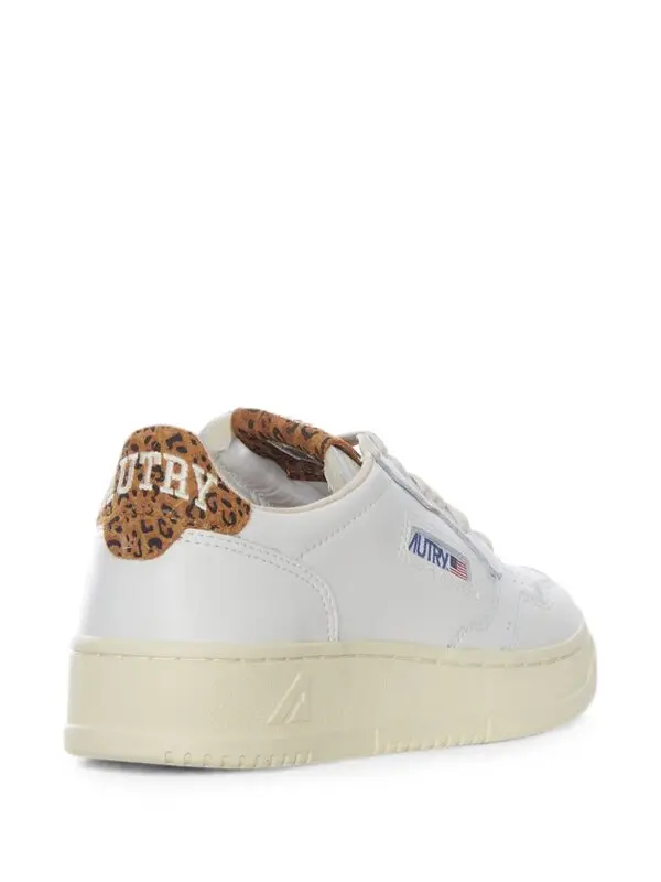 AUTRY Medialist Low Sneakers With Leopard Detail - Multi