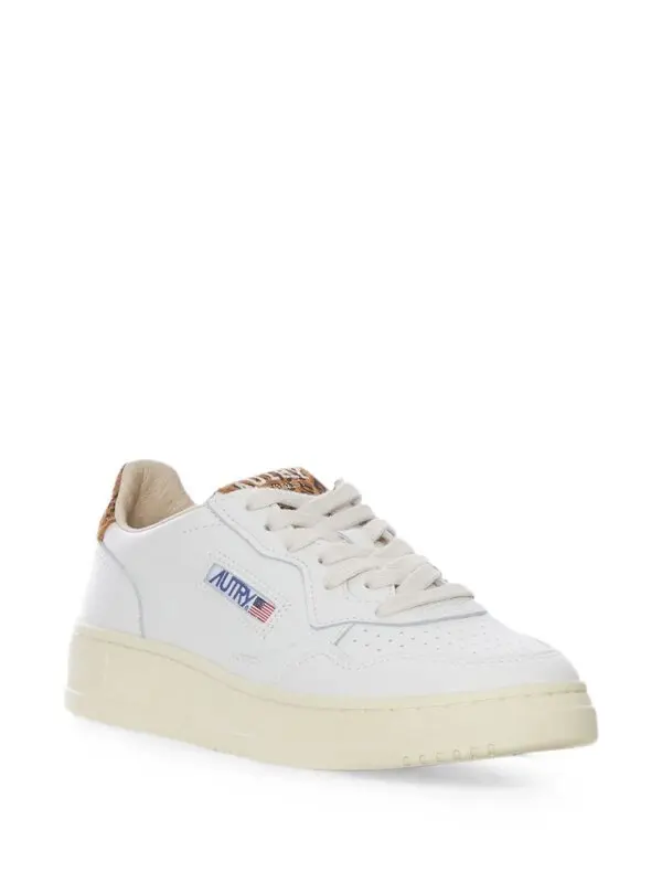 AUTRY Medialist Low Sneakers With Leopard Detail - Multi