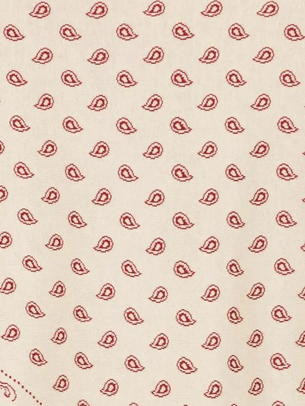 Guest In Residence Printed Foulard - Red