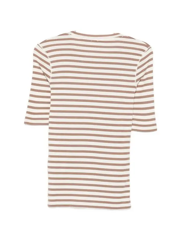 Closed Cotton Blend Striped T-shirt