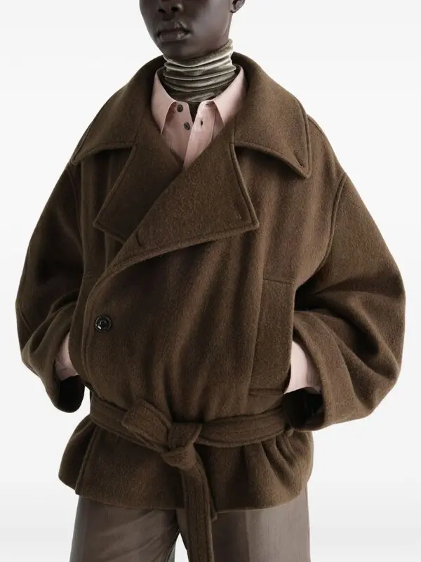 LEMAIRE Wool Belted Coat
