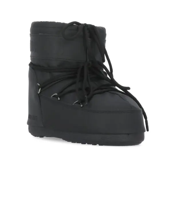Moon Boot Lace Up Snow Boots - Black