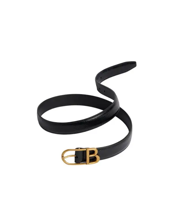 Balenciaga Classic B Belt - Black