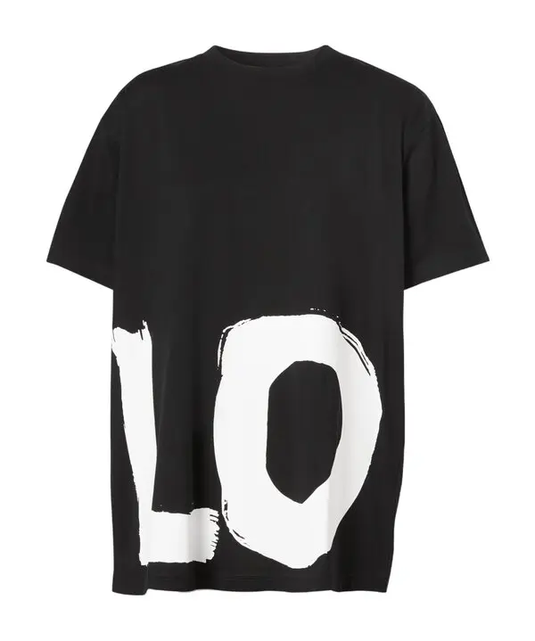 Burberry Love Print Oversized T-shirt