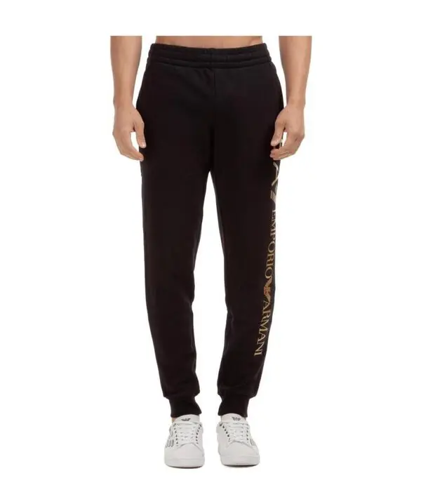 Emporio Armani Ea7 Logo-printed Tapered Track Pants