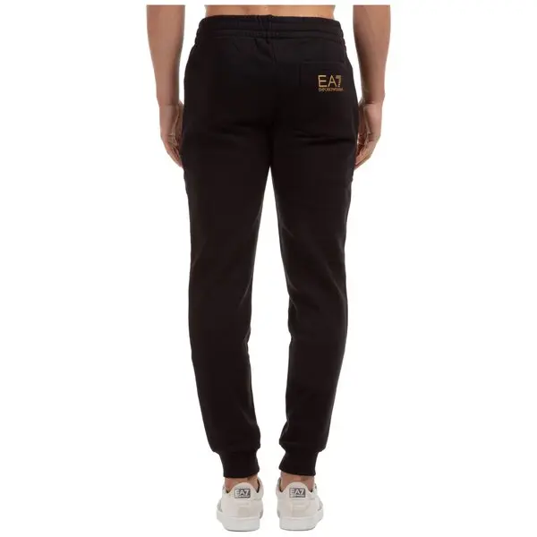 Emporio Armani Ea7 Logo-printed Tapered Track Pants
