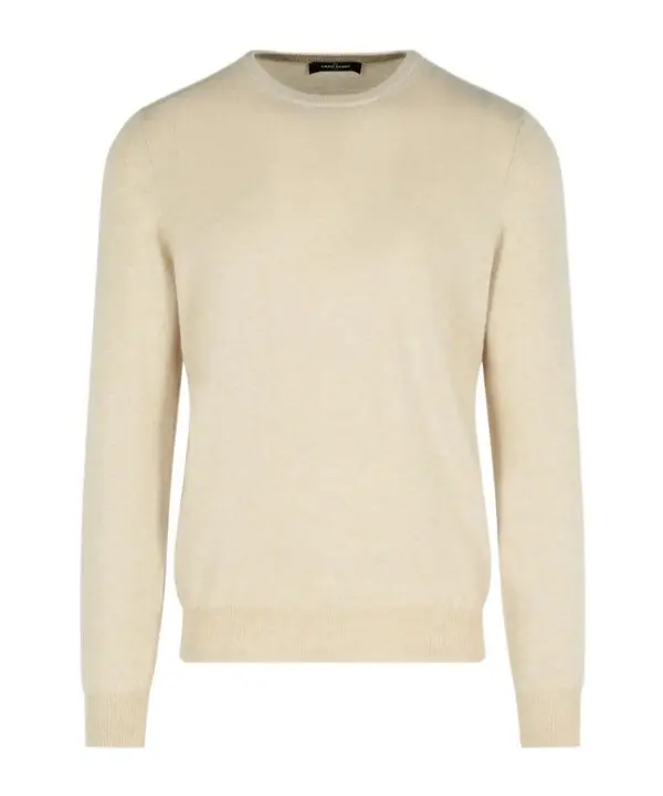 GRAN SASSO Long-sleeved Crewneck Jumper - Nude