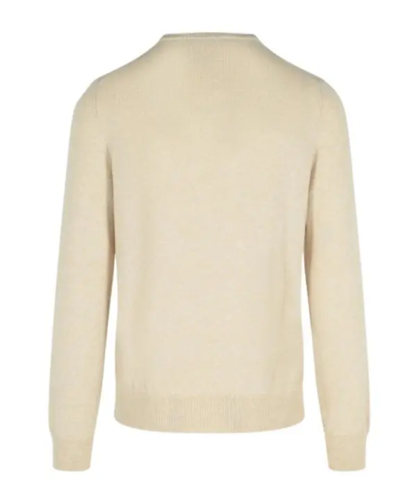 GRAN SASSO Long-sleeved Crewneck Jumper - Nude