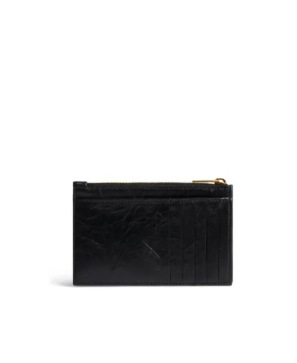 Balenciaga Crush Long Coin And Card Holder