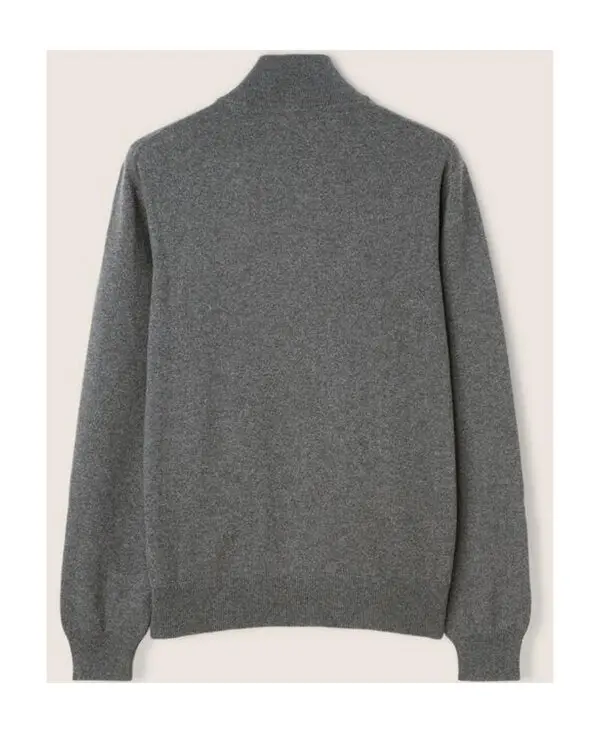 Loro Piana Zipper Cashmere Sweater - Gray