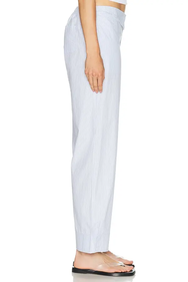 DEIJI STUDIOS Collar Point Pant In Baby Blue