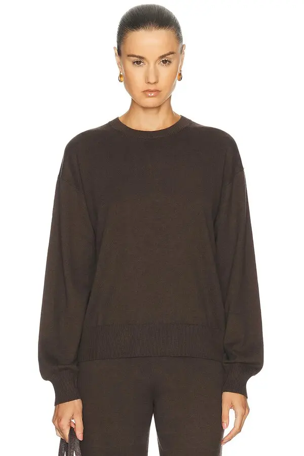 Eterne Brock Cotton Cashmere Sweater