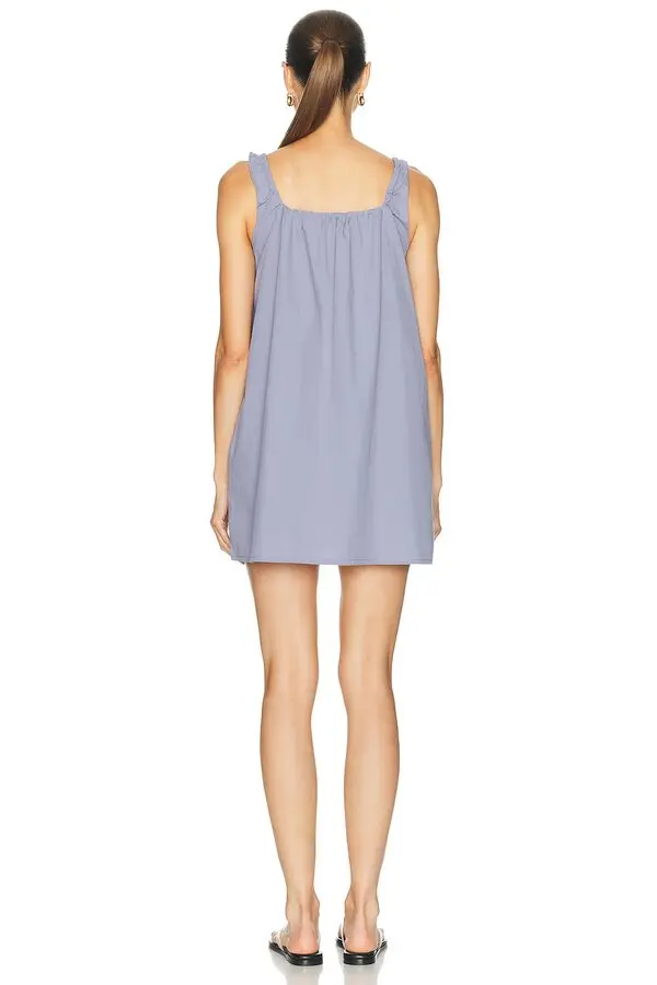 DEIJI STUDIOS Bow Dress In Blue