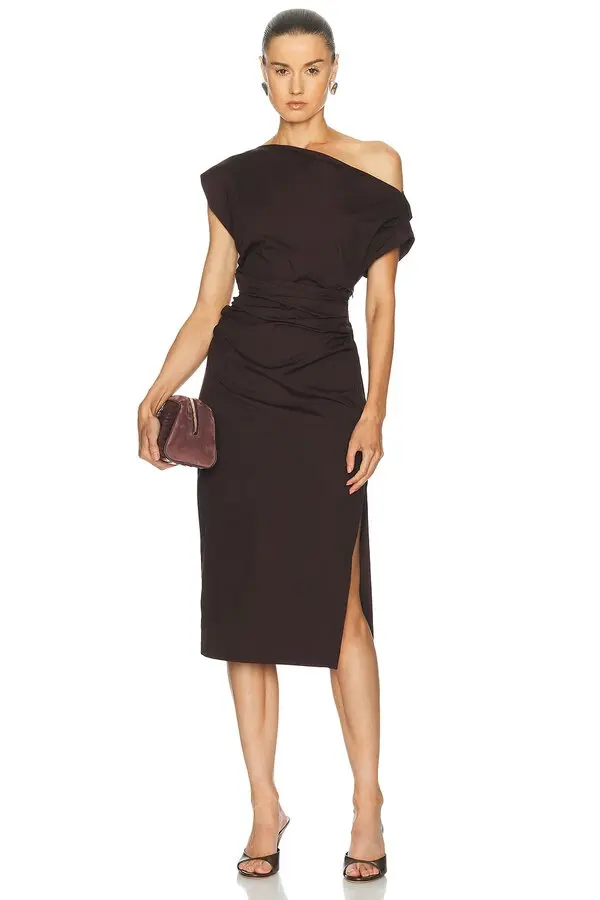 A.L.C. Nara Dress In Brown