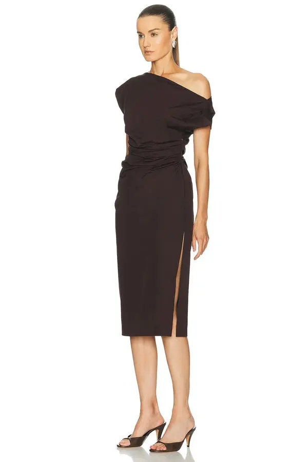 A.L.C. Nara Dress In Brown