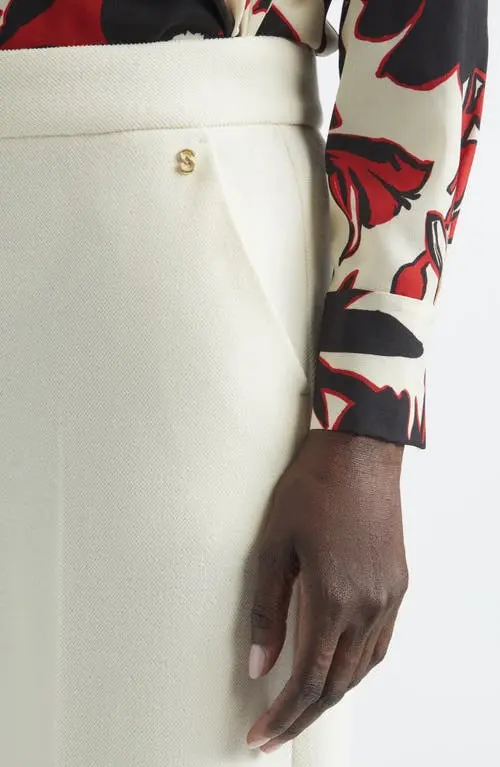 St. John Palais Wide Leg Stretch Trousers