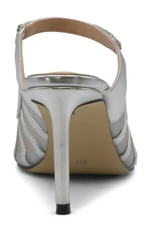 Charles By Charles David Mesh Mule With Crystal Embellished Strap