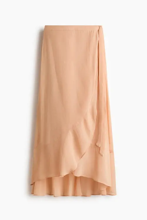 H&M Flounced Wrap Skirt