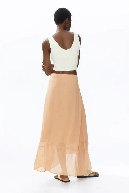 H&M Flounced Wrap Skirt