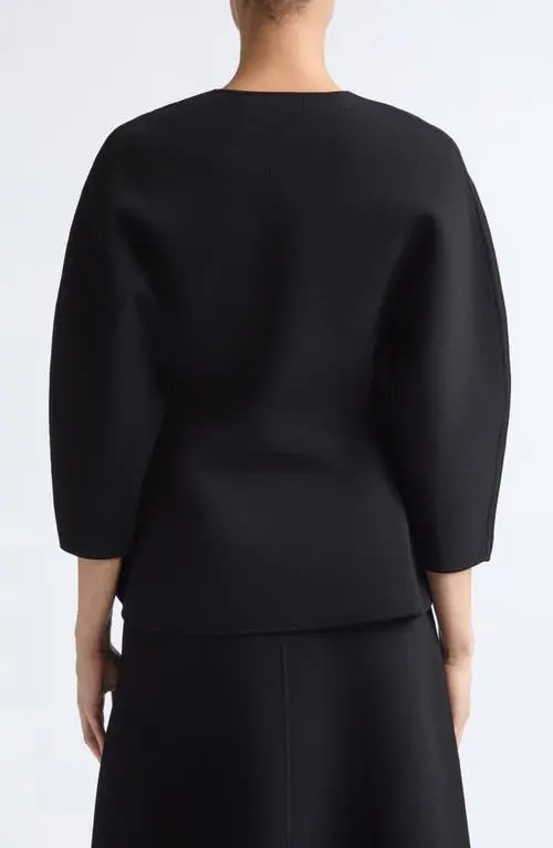 ASHLYN William V-neck Knit Blouse